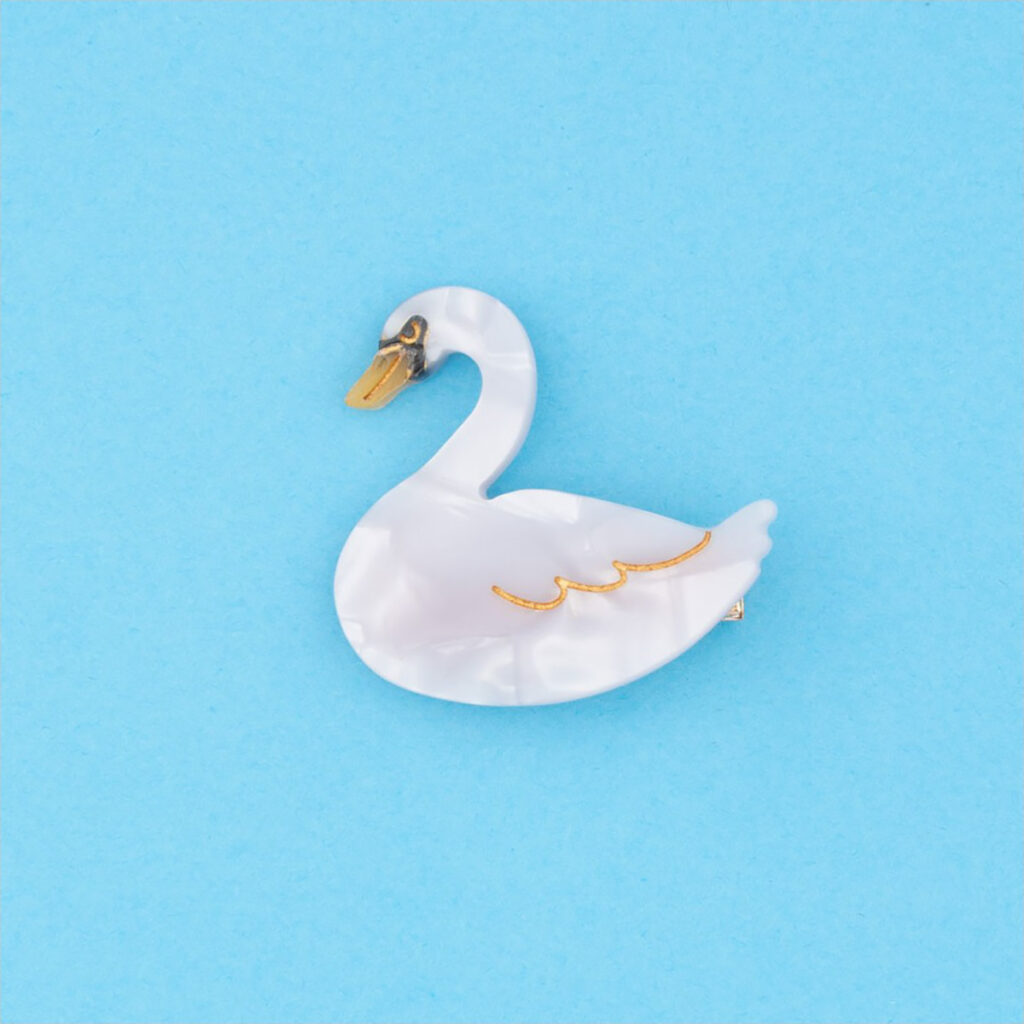 Coucou Suzette 法國 Swan Hair Clip / 天鵝髮夾 – 兒山企画部