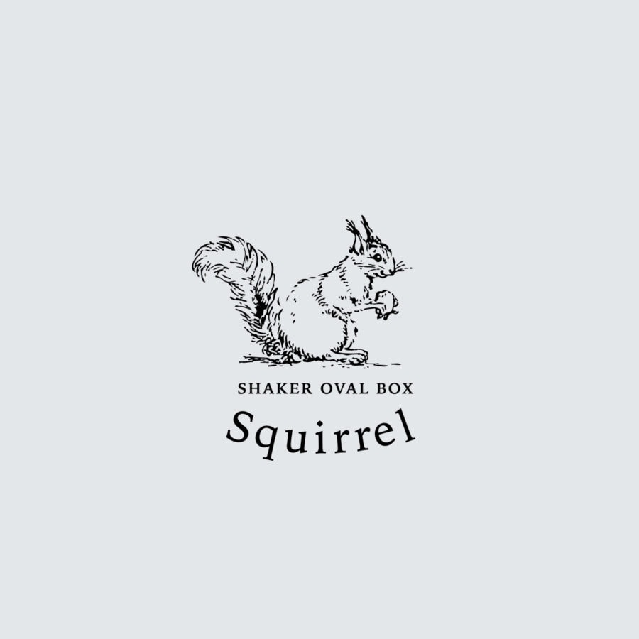 Shaker Oval Box 橢圓夏克木盒 / Squirrel – Koyama x EGDD 聯名 – 兒山企画部