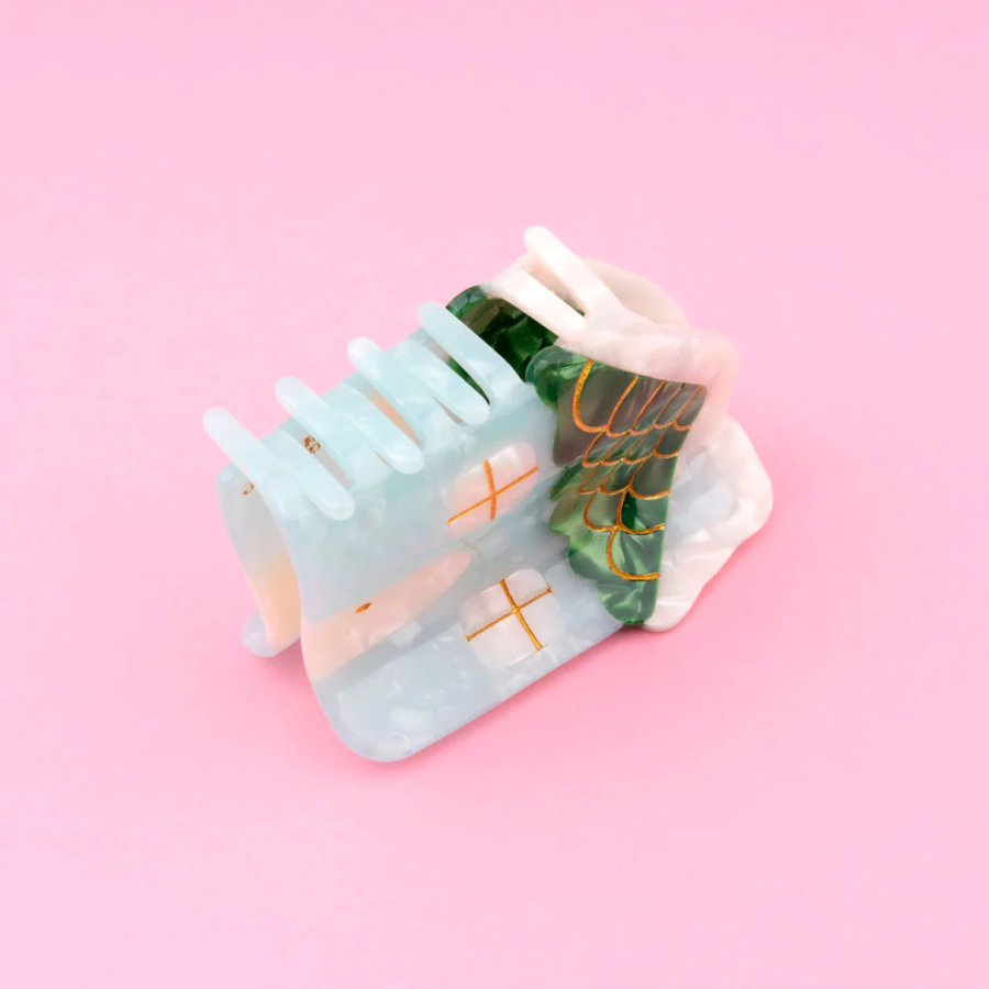 Coucou Suzette 法國 Snowy House Hair Claw / 下雪的屋子髮爪夾 – 兒山企画部