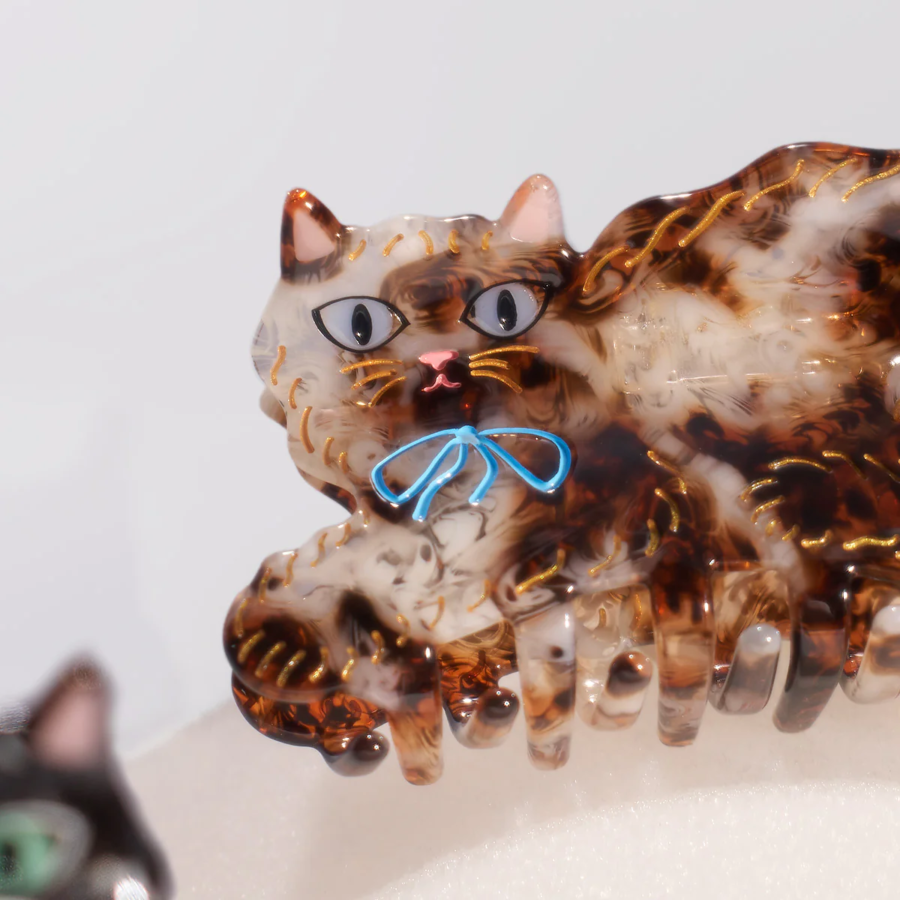 Winona Irene 美國 Calico Kitty Claw / 玳瑁貓髮爪夾 – 兒山企画部
