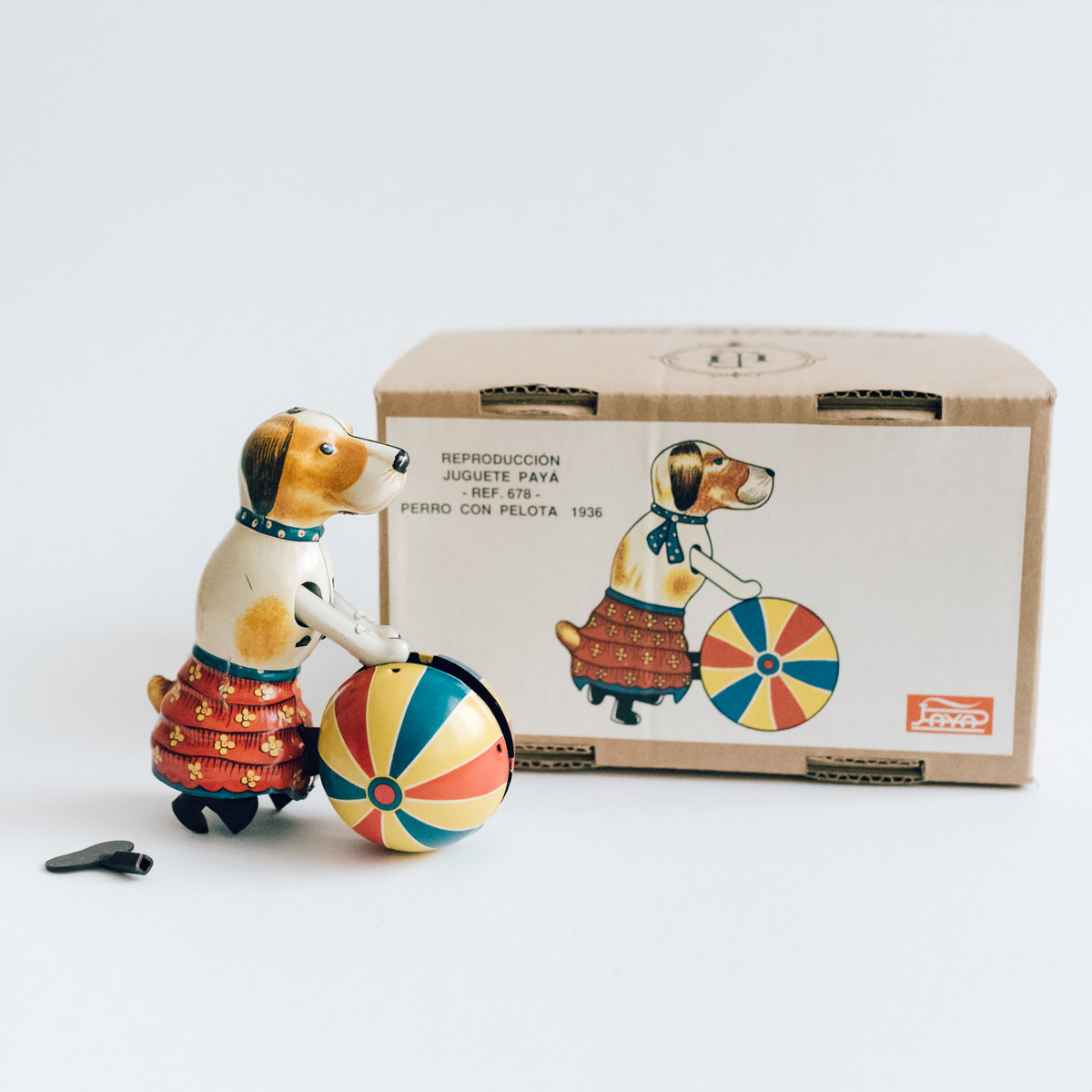 Tin Toy 鐵皮發條玩具 / 狗與球（限量珍藏版） – 兒山企画部