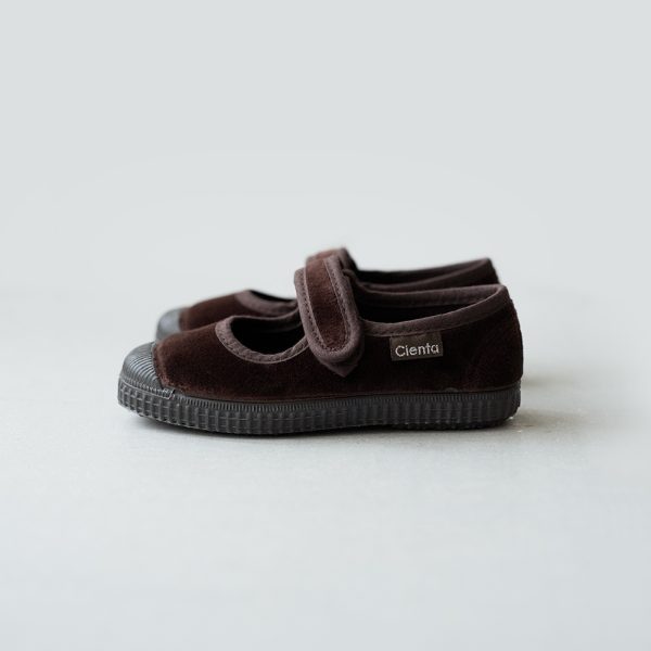 Cienta VELOUR VELCRO STRAP SHOES / BROWN – 兒山企画部