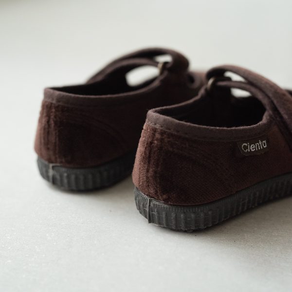 Cienta VELOUR VELCRO STRAP SHOES / BROWN – 兒山企画部